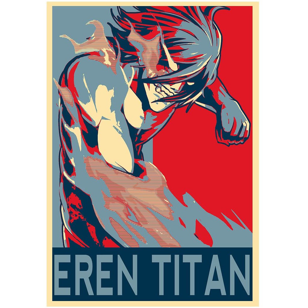 Jual Poster Propaganda Anime Manga Attack On Titan (AOT) Shingeki No ...