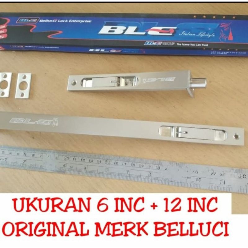 Jual Grendel Tanam Bellucci 6" + 12" / Slot Tanam Pintu Tarung ...