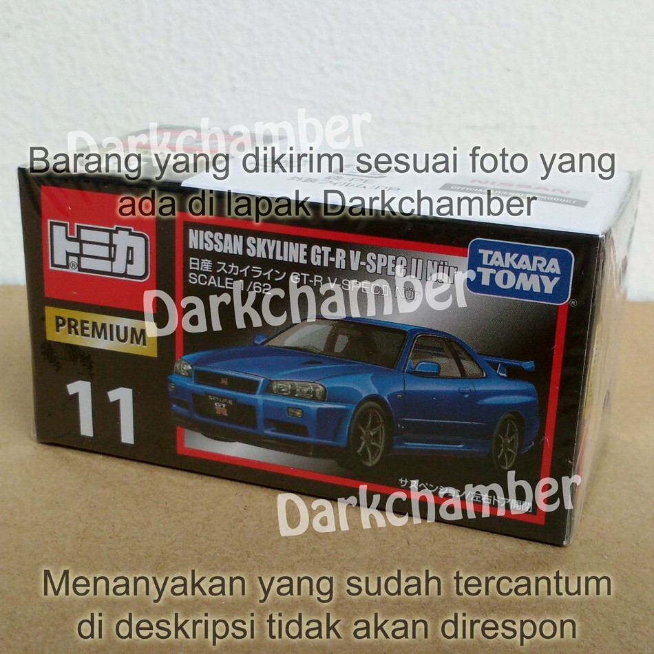 Jual Tomica Premium Nissan Skyline GT-R R34 V-Spec II Nur | Shopee Indonesia