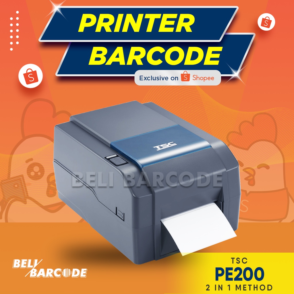Jual PRINTER BARCODE TSC PE200 / PE 200 CETAK RESI DAN BARCODE USB ...