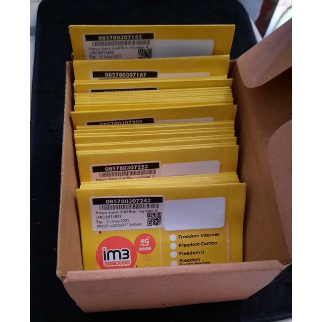 Jual SP KARTU PERDANA INDOSAT IM3 BARU SEGEL PULSA KOSONG 0K COVER ...