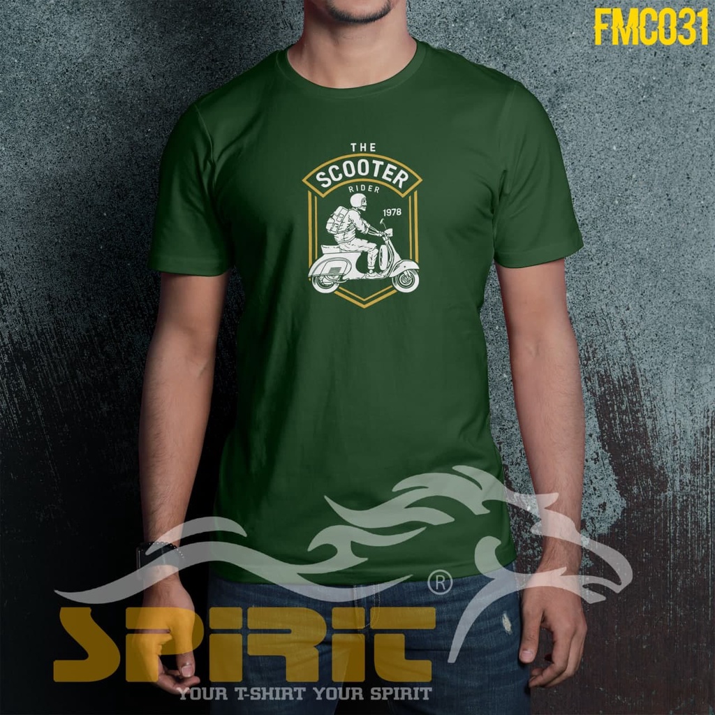 Jual Kaos the scooter classic rider racing kaos baju motor vespa tua ...