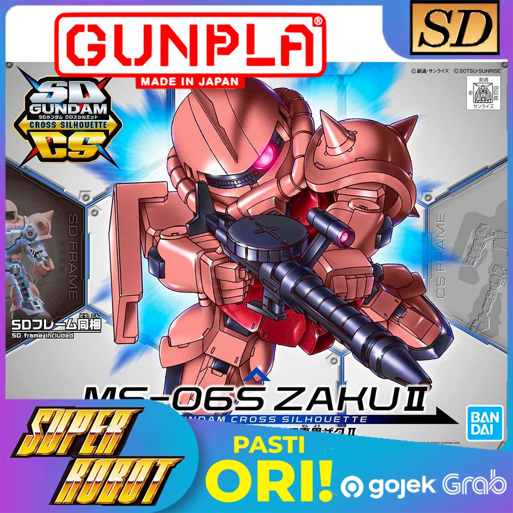 Jual BANDAI SD Cross Silhouette SDCS MS-06S Char Zaku II | Shopee Indonesia