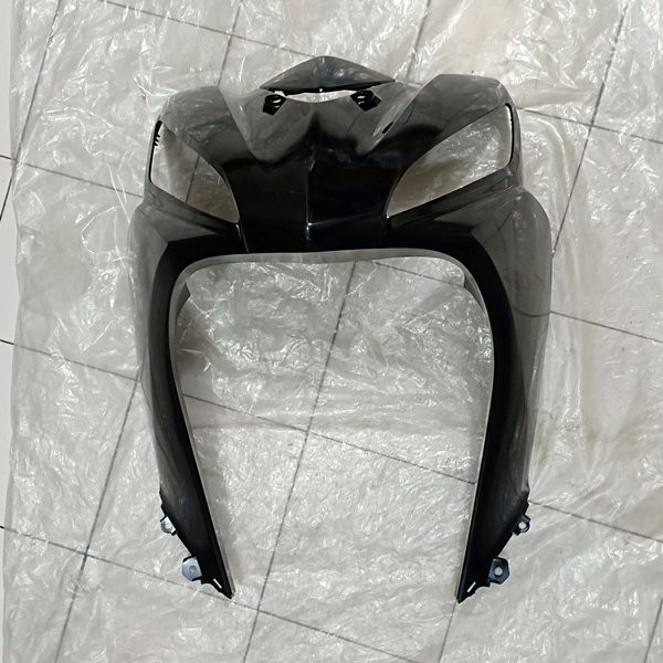 Jual cover front panel tameng kap depan revo fi injeksi K03 hitam ...