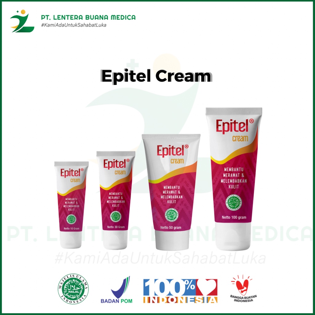 Jual Epitel Cream semua ukuran 100gr, 50gr, 30gr, 10gr | Shopee Indonesia