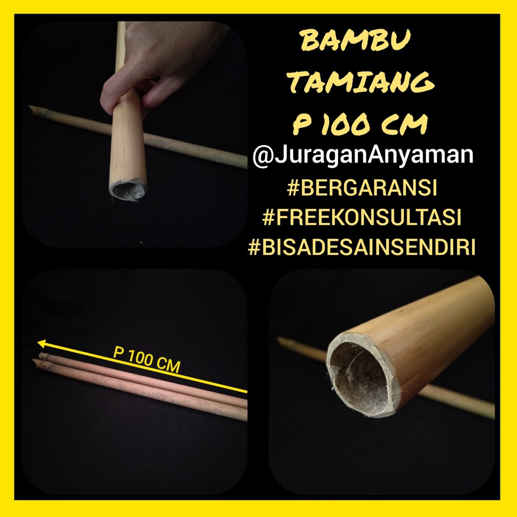 Jual Tamiang Suling Bambu [100 PCS ]- Tamiang Seruling Bambu - Seruling ...