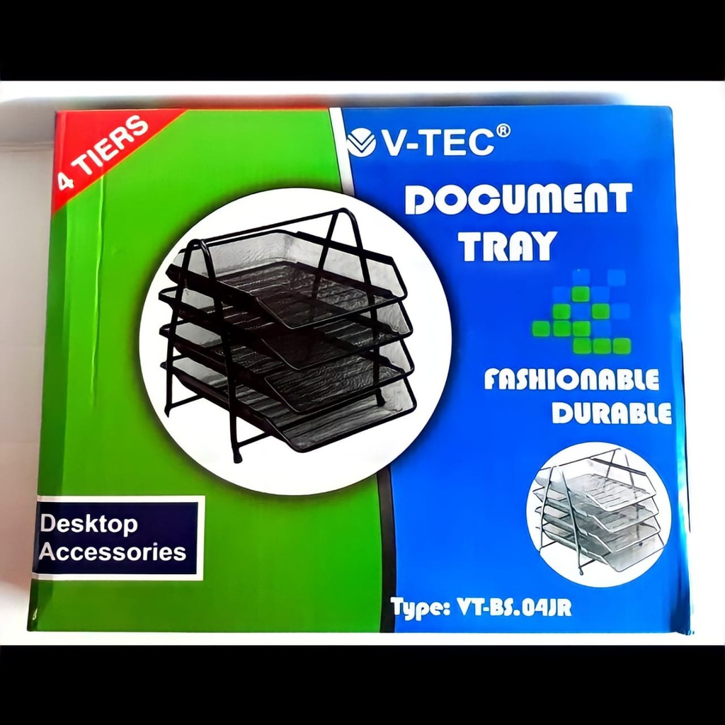 Jual Document Tray V-Tec 4 Tingkat - Letter Tray - Rak Surat 4 Susun ...