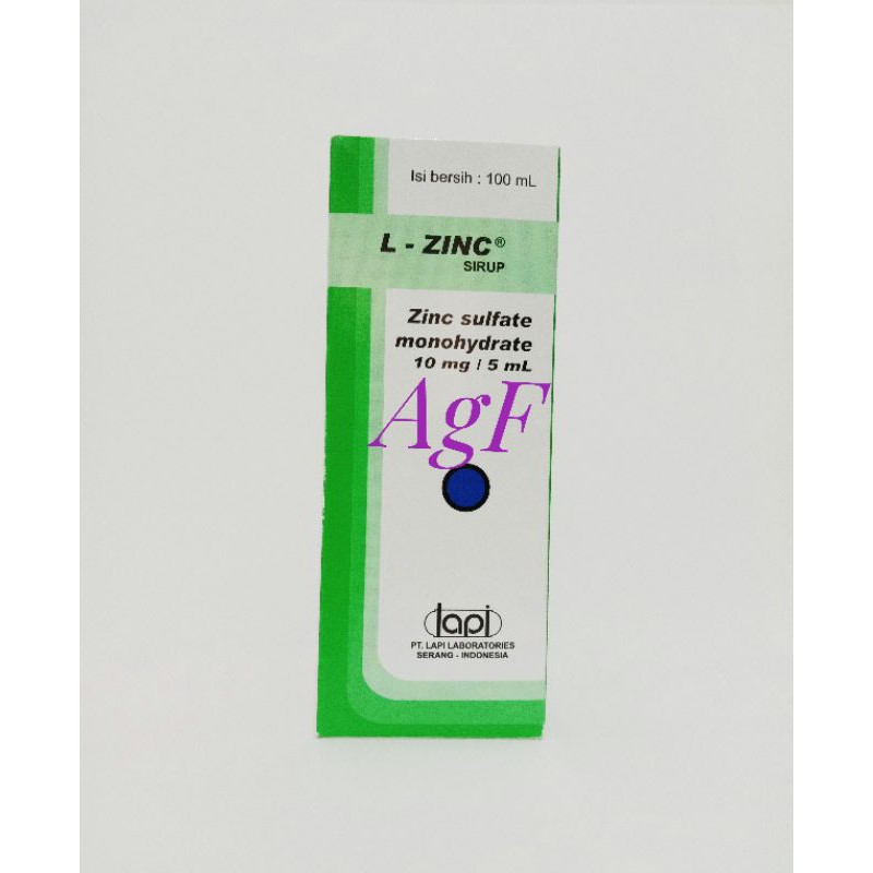 Jual L Zinc Sirup 100 mL (Lapi) | Shopee Indonesia