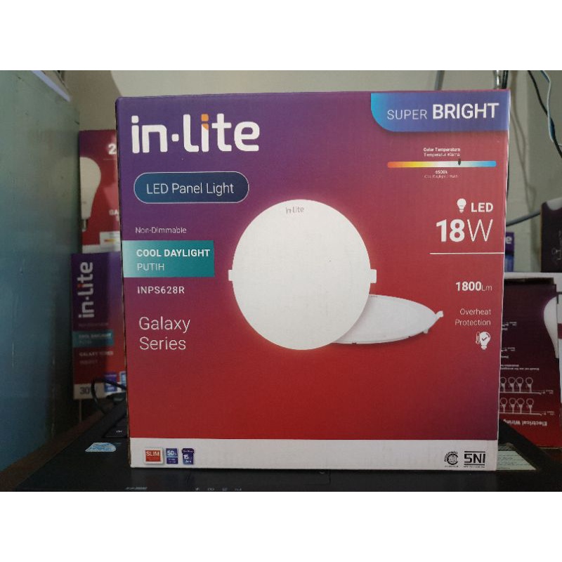 Jual lampu in lite panel galaxy inps 628R 18W | Shopee Indonesia