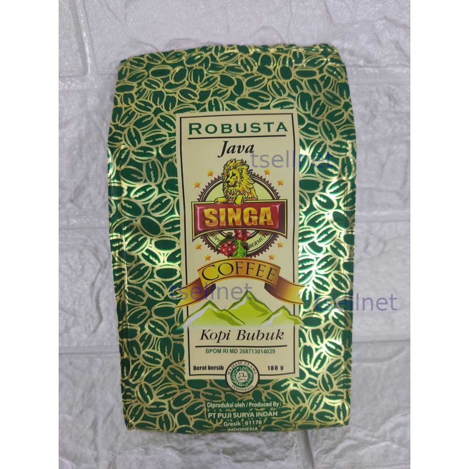 Jual Kopi Bubuk Robusta Java Singa Coffee | Shopee Indonesia
