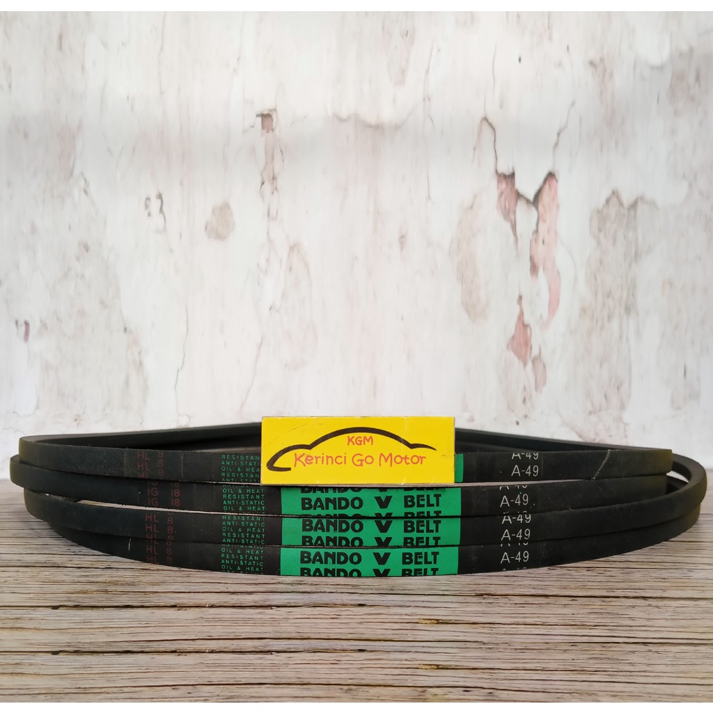 Jual Bando Van Belt A-49 V Belt Tali Kipas A49 Fan Belt Vanbelt Polos | Shopee Indonesia