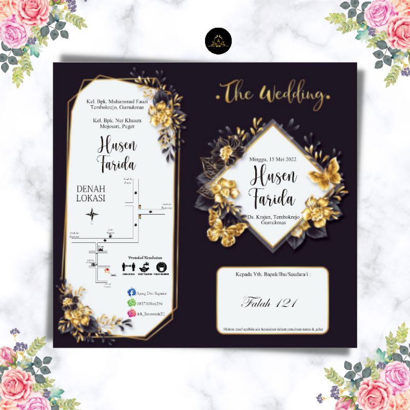 Jual UNDANGAN PERNIKAHAN/UNDANGAN WEDDING/UNDANGAN SIMPEL | Shopee ...