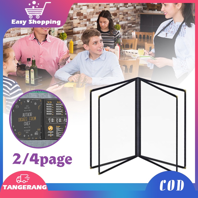 Jual A4 Buku Menu Restoran Kulit Cover Menu Cover Pelindung Menu Sampul ...