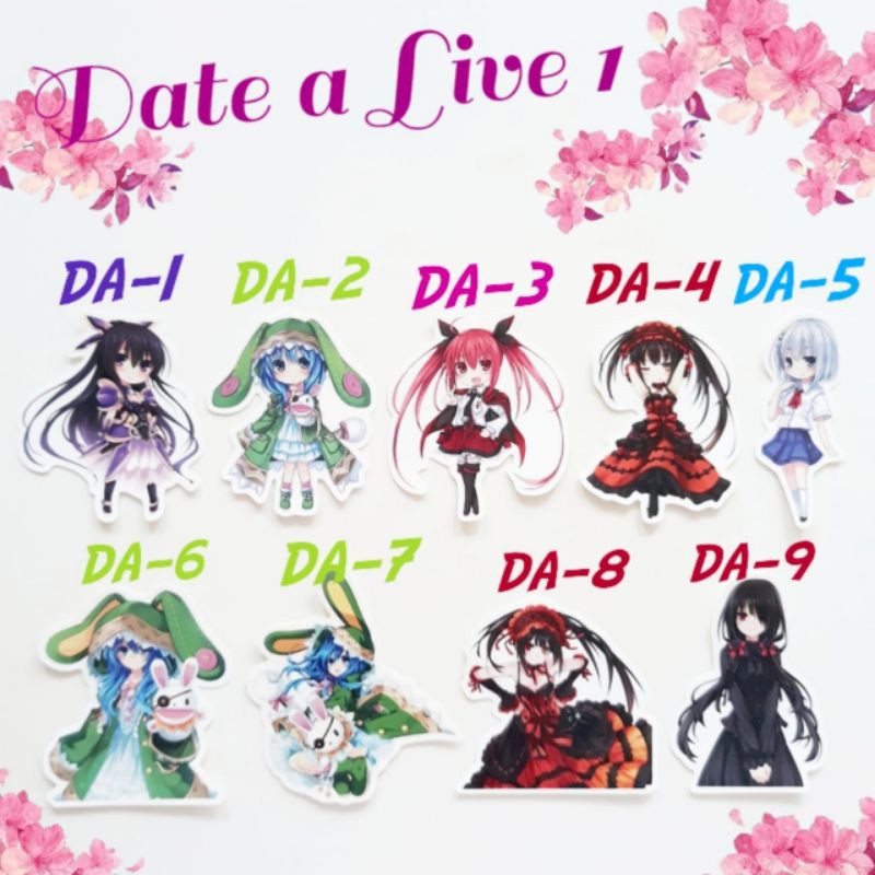 Jual Sticker Anime Date A Live 1 Merchandise | Shopee Indonesia