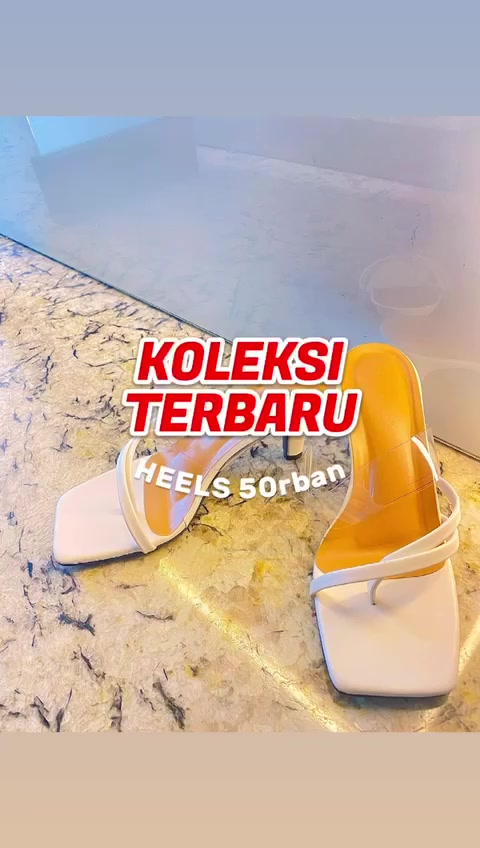 Jual Heels Wanita Hak Tinggi 7 Cm Model Jepit Mika Heels Kekinian ...