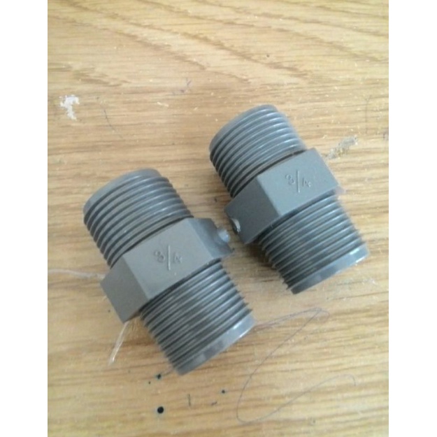 Jual Double Nepel / Double Nipple 3/4" inch PVC Rucika AW (Tebal) | Shopee Indonesia