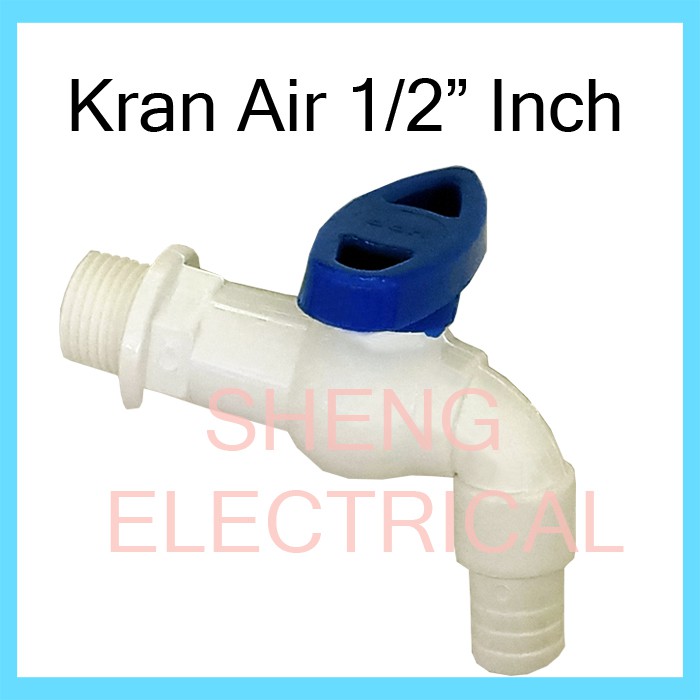 Jual Keran Air 1/2" Inch Kran Air 1/2 In Taman Tembok PVC Plastik 0.5 Inci 1/2in | Shopee Indonesia