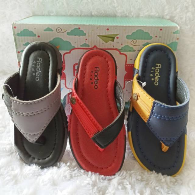 Jual Sandal Anak Cowo Jepit Fladeo Kids Anak TK | Shopee Indonesia