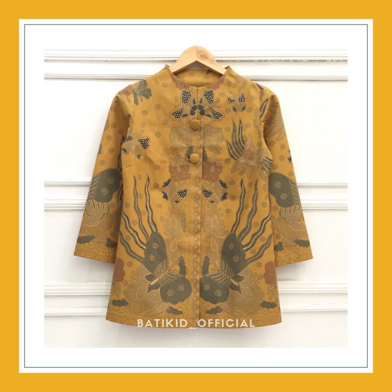 Jual batikid official - blouse batik warna kuning pastel | Shopee Indonesia