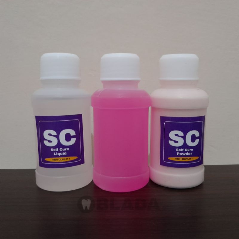 Jual 1 paket Powder + liquid + Cms akrilik gigi palsu serat | Shopee ...