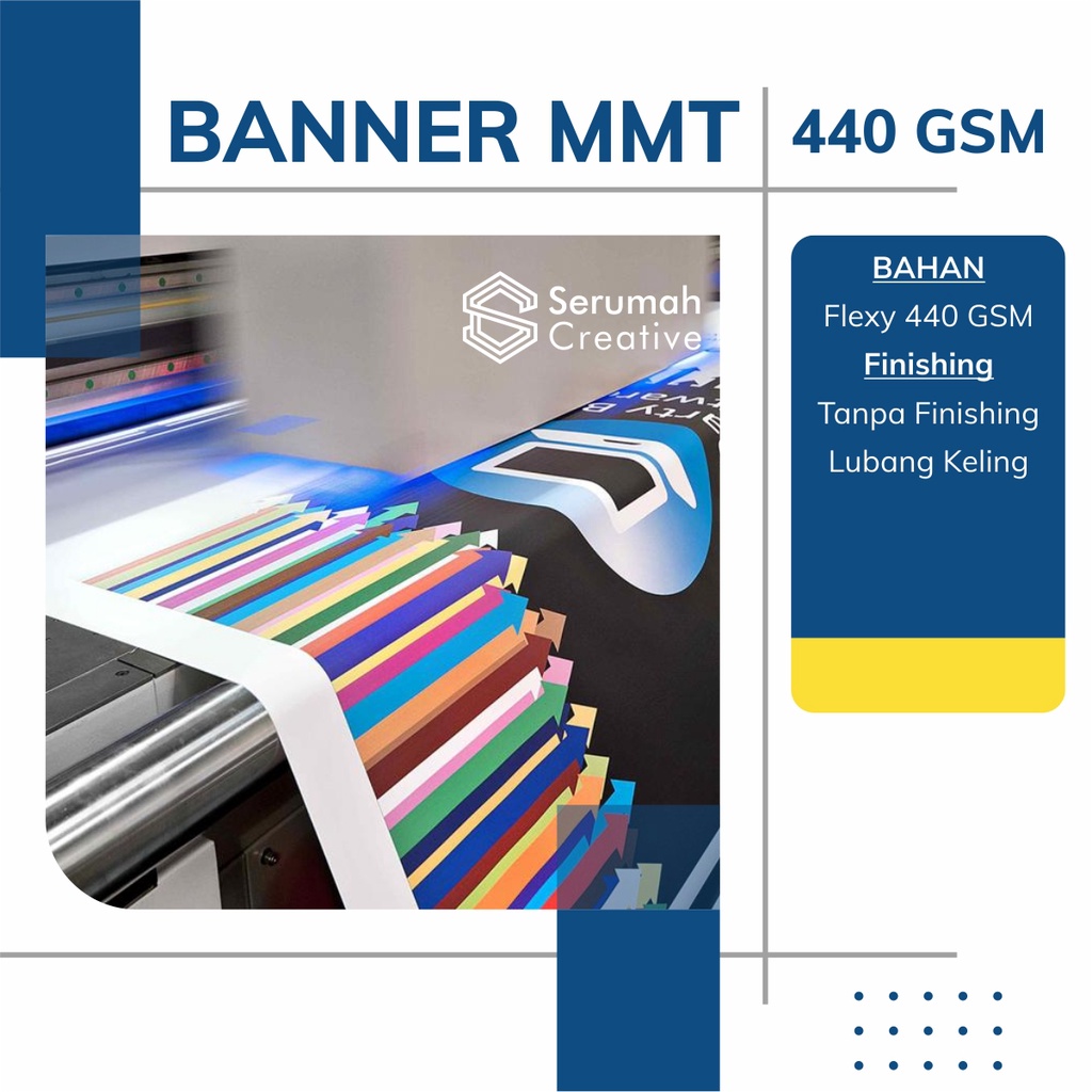 Jual [440 GSM] MMT Banner Spanduk Bahan Flexy Plus Finishing | Shopee ...