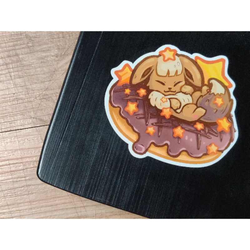 Jual Stiker Pokemon Eevee Donat | Shopee Indonesia
