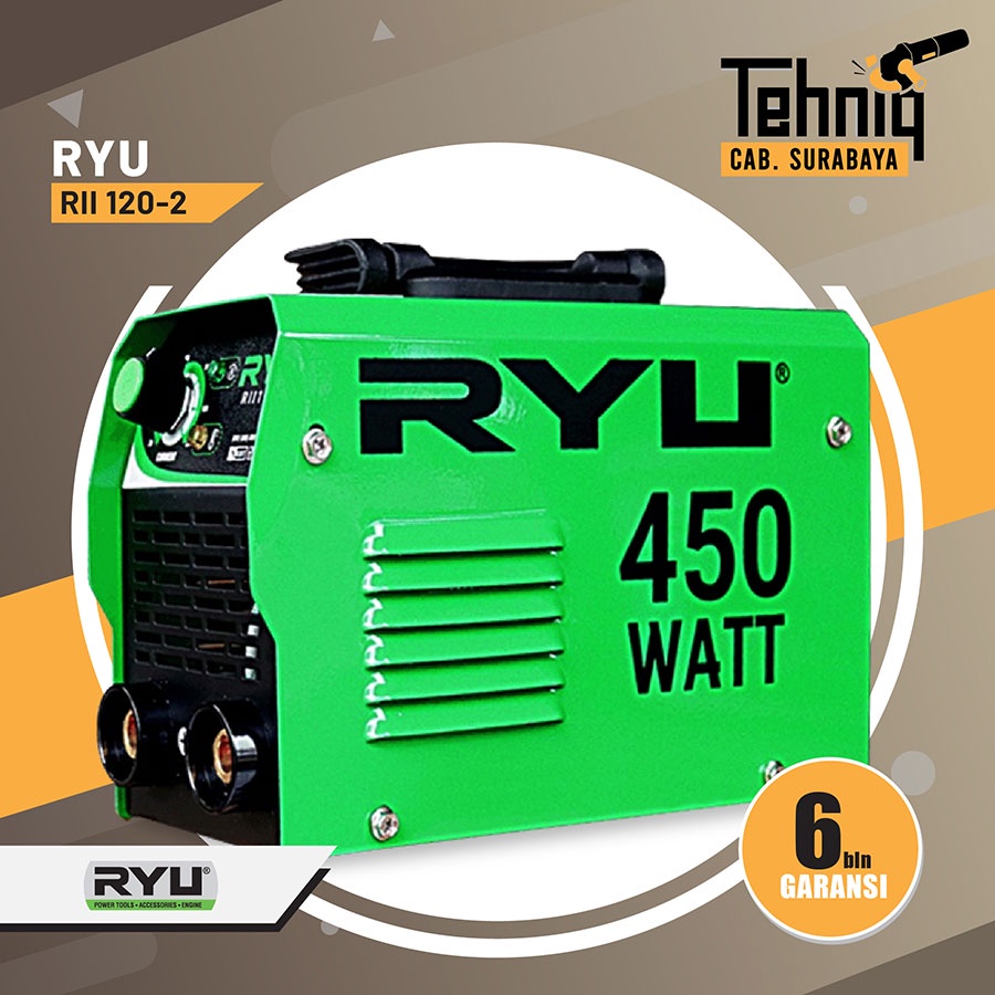 Jual Mesin Las Listrik RYU 120-2 RII 450 Watt Trafo Las | Shopee Indonesia