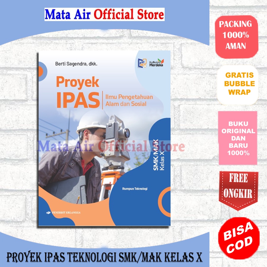 Jual PROYEK IPAS SMK/MAK KELAS X KURIKULUM MERDEKA - ERLANGGA | Shopee Indonesia