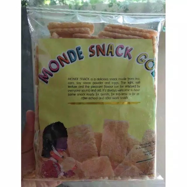 Jual Monde Snack Gold Rice Cracker Kiloan Asli Original Spicy 300gr ...