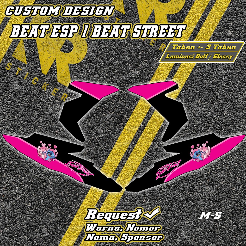 Jual Stiker decal fullbody beat esp / beat street 2017-2019 STITCH | KR ...