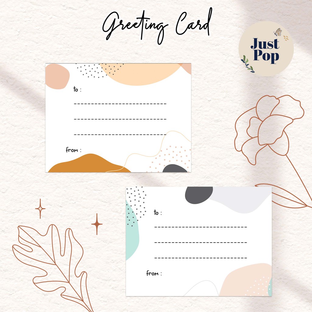 Jual Kartu Ucapan / Greeting Card Abstract | Shopee Indonesia