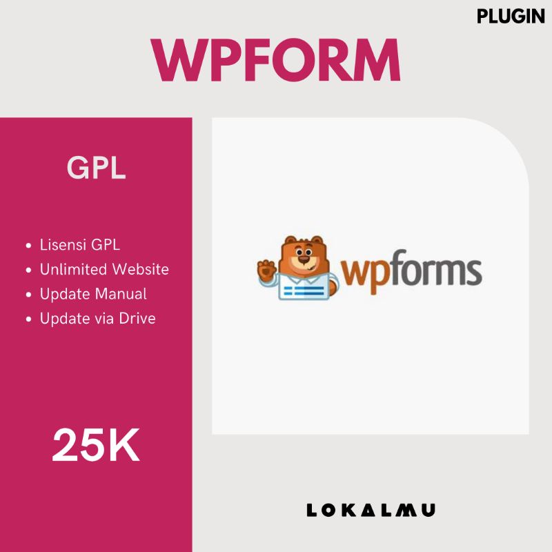Jual Plugin Wp Form Wordpress Lisensi GPL | Shopee Indonesia