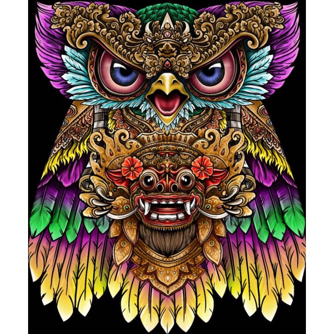 Jual layangan celepuk burung hantu besar 2,5meter dan 3meter kn9ck dont ...