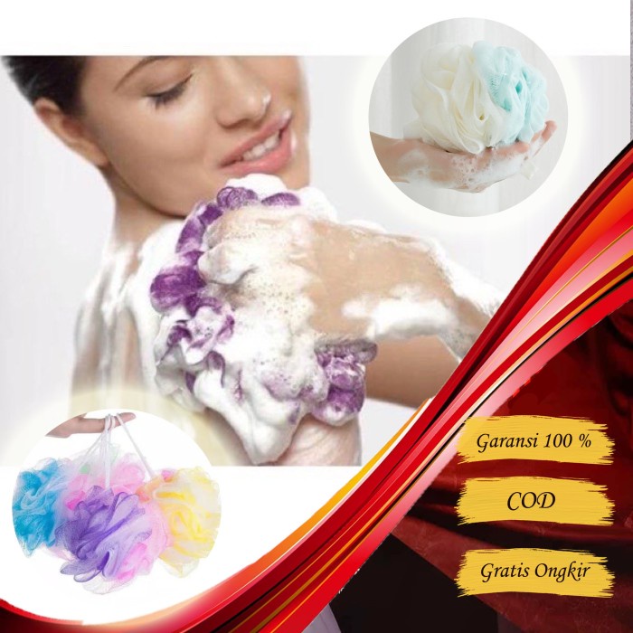 Jual Size Besar Spons Mandi Bentuk Bola / Jala – AC 59 – Spon ...