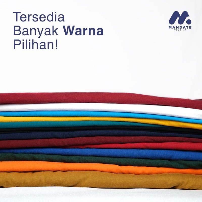 Jual 1METER KAIN KAOS COTTON S. COMBED SOFT 24S/30S | SUPER SOFT 100% ...