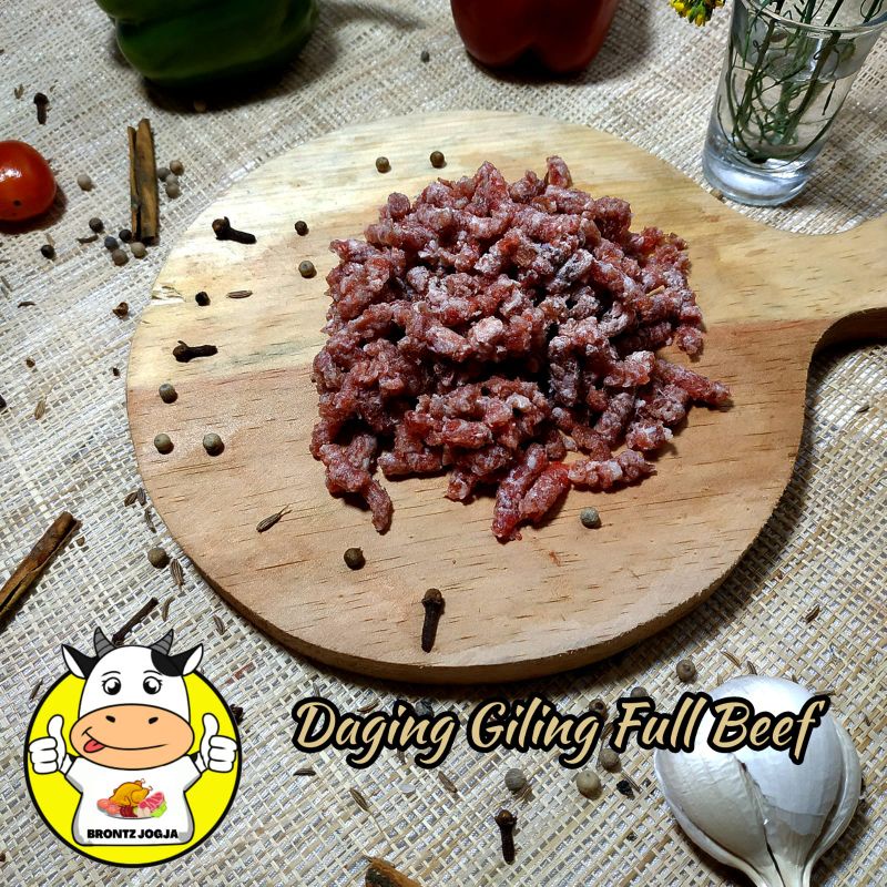 Jual DAGING SAPI GILING FULL BEEF KEMASAN 250GR/500GR/1KG - DAGING SAPI ...