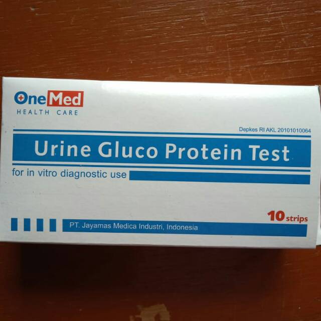 Jual Urine gluco protein test onemed/alat test urin 2 in 1 | Shopee ...