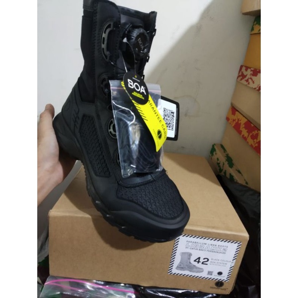 Jual Sepatu PDL TNI Boa Parabellum Libra MK2 Box Coklat Original ...