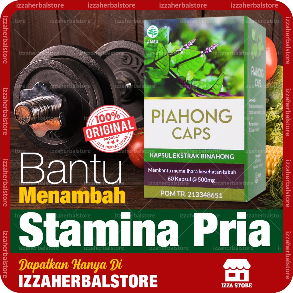 Jual PIAHONG CAPS Kapsul Daun Binahong Membantu Menambah Stamina Pria Dewasa Pilihan TERBAIK ...
