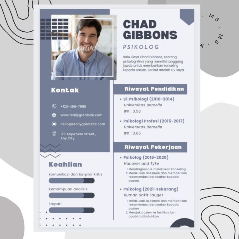 Jual Jasa Design Curriculum Vitae | CV | Daftar Riwayat Hidup | Resume | Shopee Indonesia