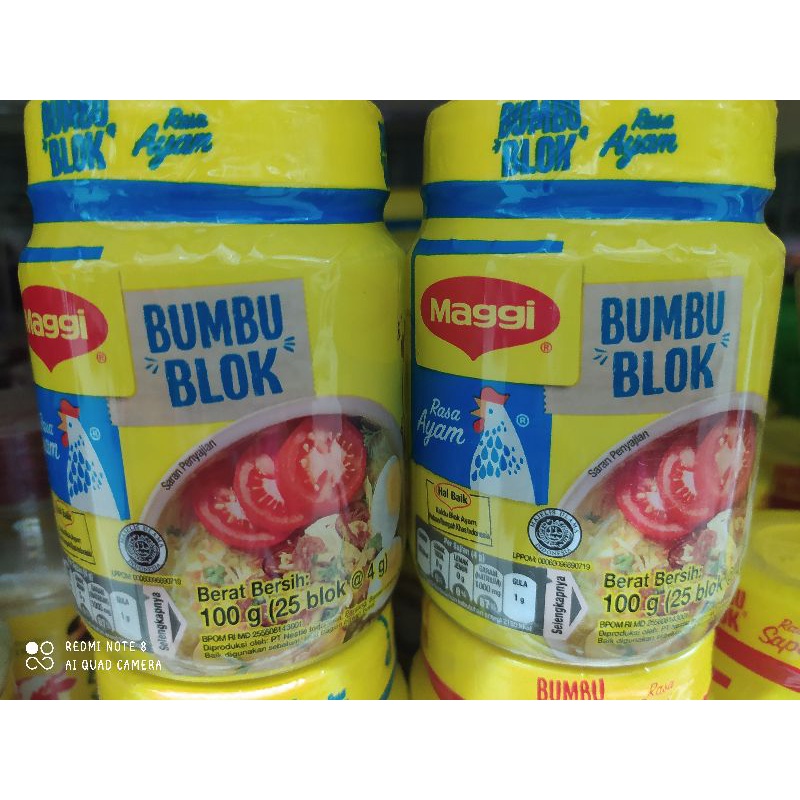 Jual Maggi Block Rasa Ayam 100 gram | Shopee Indonesia