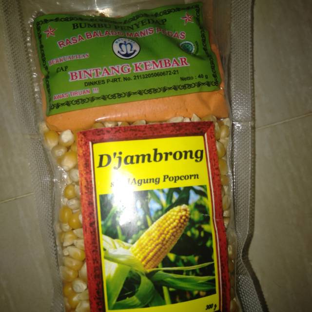 Jual Popcron D'jambrong rasa original balado ayam bawang keju | Shopee Indonesia