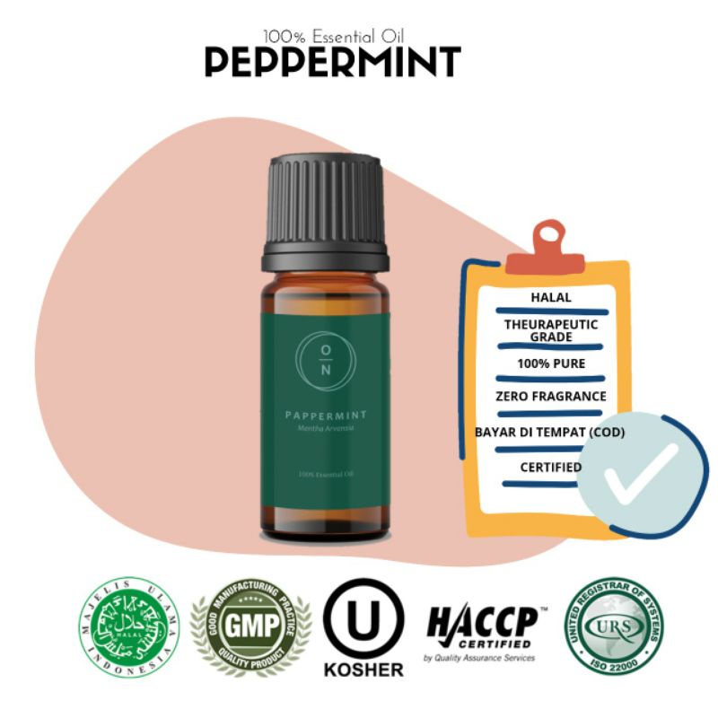 Jual Pure Peppermint Essential Oil Atsiri Minyak Daun Peppermint Oil 100% Alami 10 ml | Shopee ...