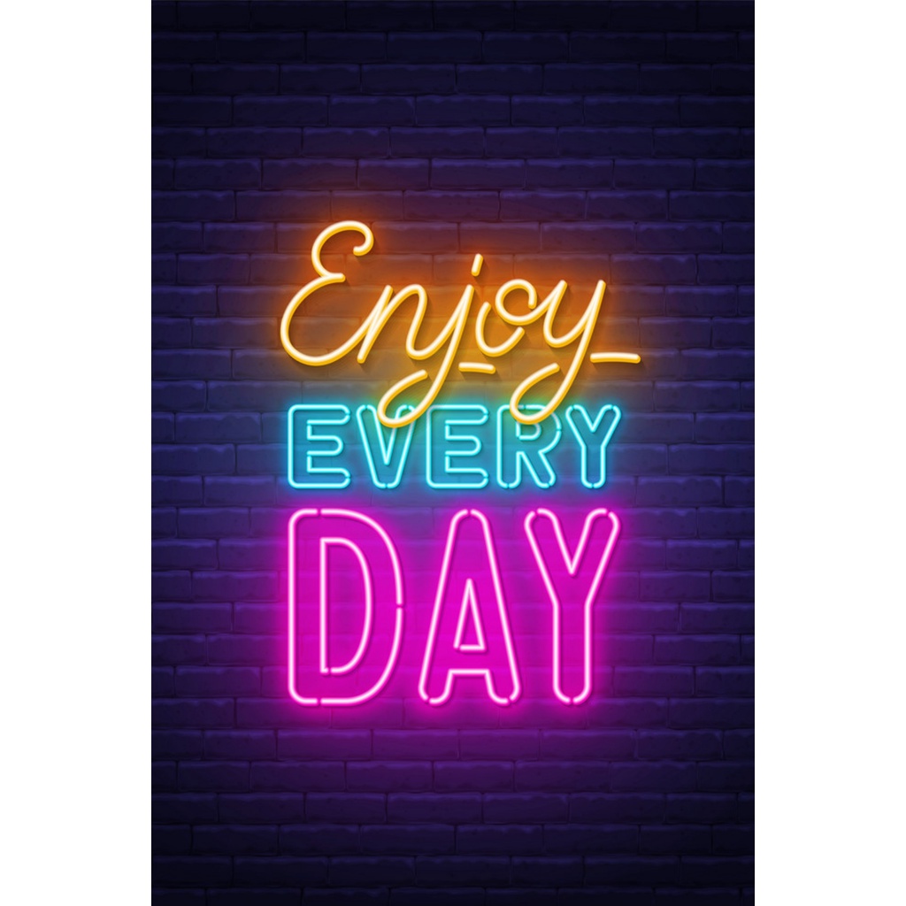 Jual Poster Kayu NEON / pajangan dinding / typography/ WallDecor/Hiasan ...