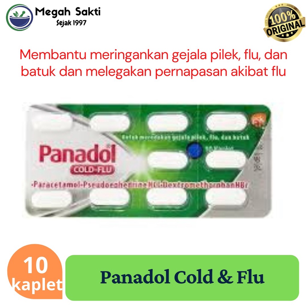 Jual MGS - Panadol Cold & Flu - Membantu Meredakan Batuk Pilek dan Flu ...