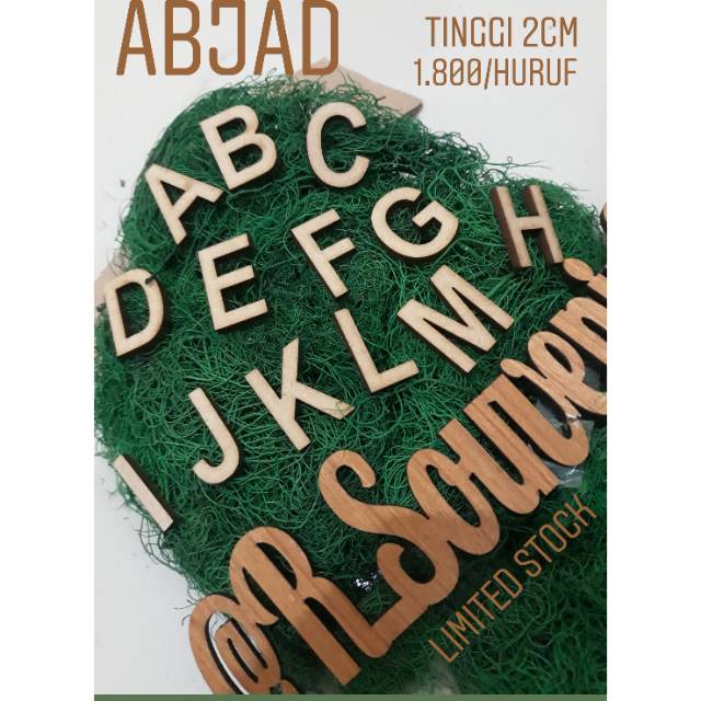 Jual (ARIAL)Bahan mahar Huruf dan Angka inisial nama/nama/tanggal ...