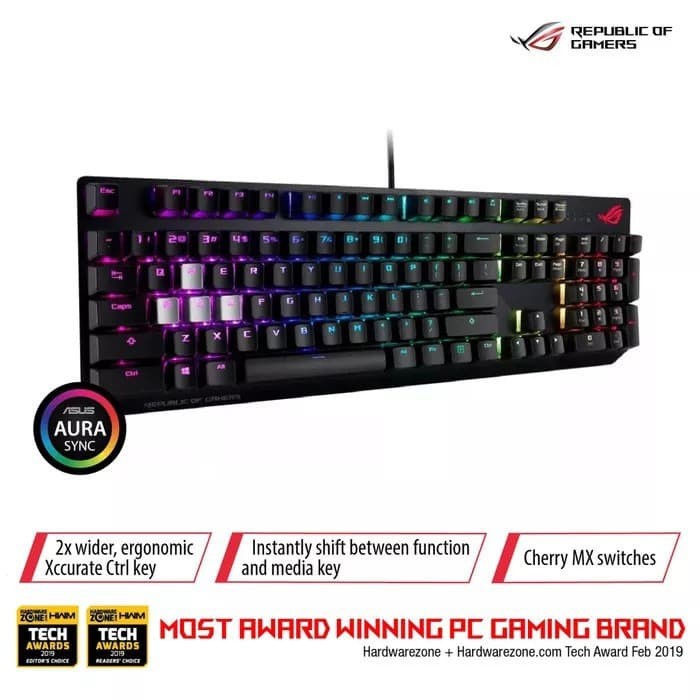 Jual ASUS ROG Strix Scope RGB - Cherry MX Mechanical Gaming Keyboard ...