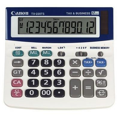 Jual Canon Kalkulator 12 Digit ( WS-220TC ) | Shopee Indonesia