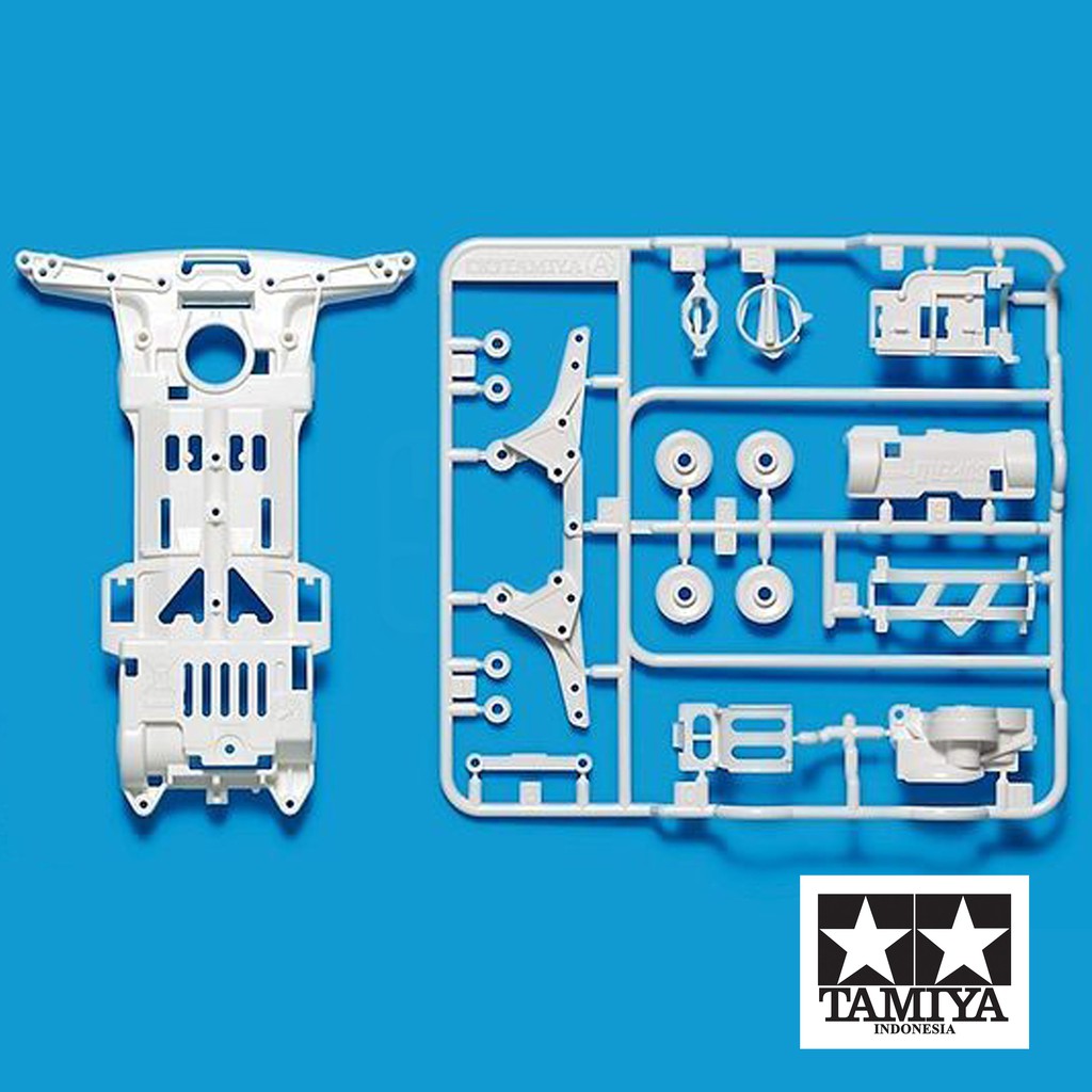 Jual Rep Tamiya - Super II Chassis (White) / Chassis Super 2 (Mini 4WD ...