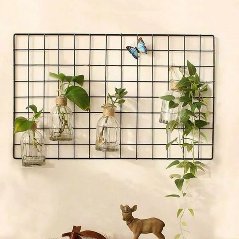 Jual WIRE GRID KAWAT RAM KERANJANG BESI WIRE MESH RAK BESI DEKORASI ...